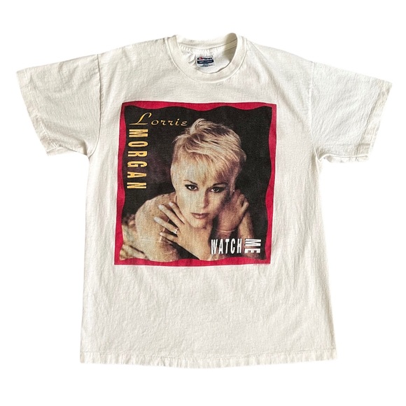 Hanes | Tops | Vintage 992 Lorrie Morgan Watch Me Country Music Band ...